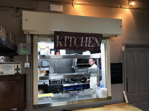 Kitchen and Servery Fire Shutters - Westwood Security Shutters